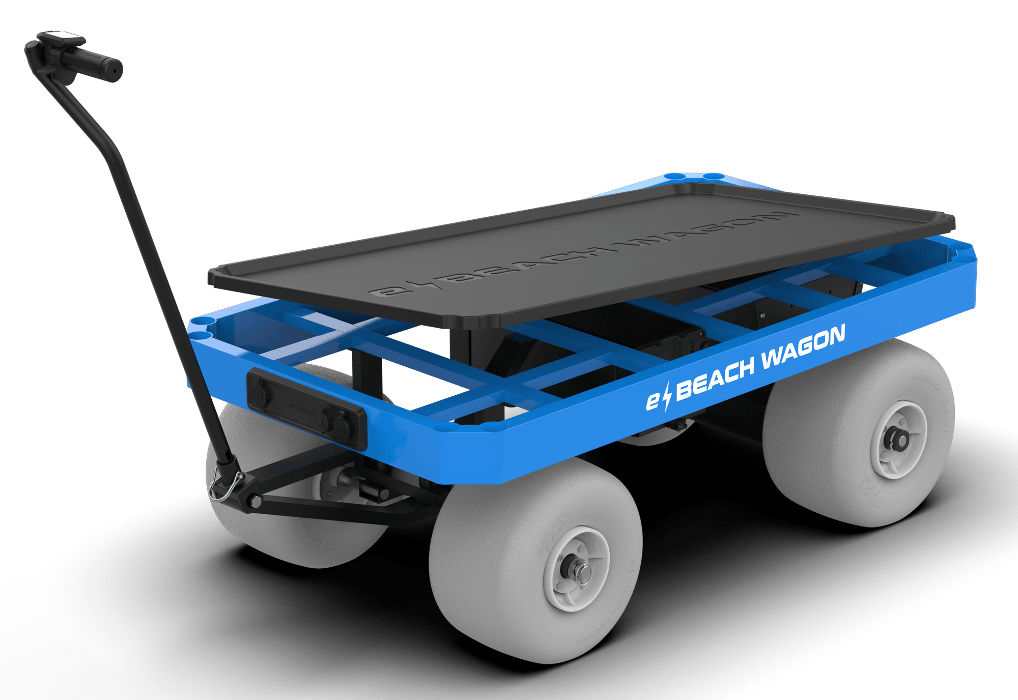 Gen-2 e-Beach Wagon | 350 lb Capacity, 25-Mile Range On 1 Charge