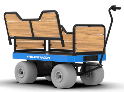 Gen-2 e-Beach Wagon | 350 lb Capacity, 25-Mile Range On 1 Charge